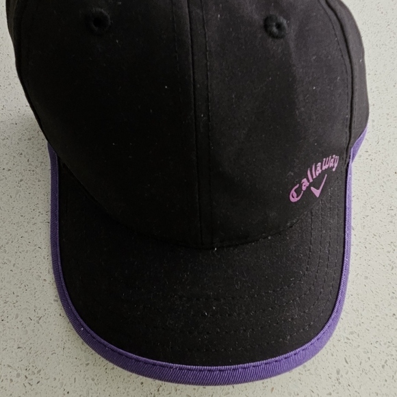 Callaway | Accessories | Callaway Golf Black And Purple Cap | Poshmark